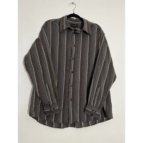Allison Izu | Shirts | Vintage Crazy Horse Long Sleeve Geometric Button ...